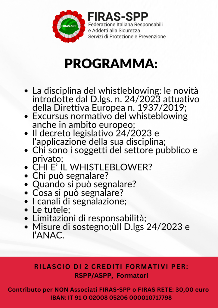 15.05.2024_ Webinar: "Nuovo obbligo Whistleblowing cos'è, qual è l'impatto sulle aziende e come ...